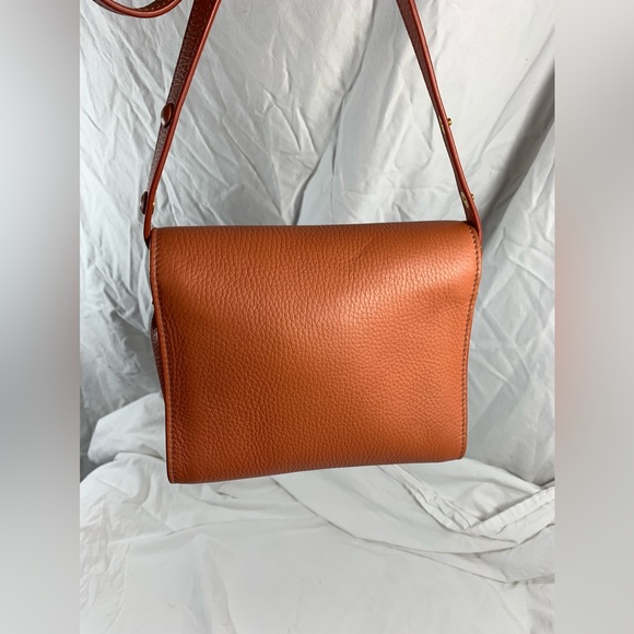 IL BISONTE | Bags | Genuine Il Bisonte Tan Pebbled Leather Shoulder Bag ...